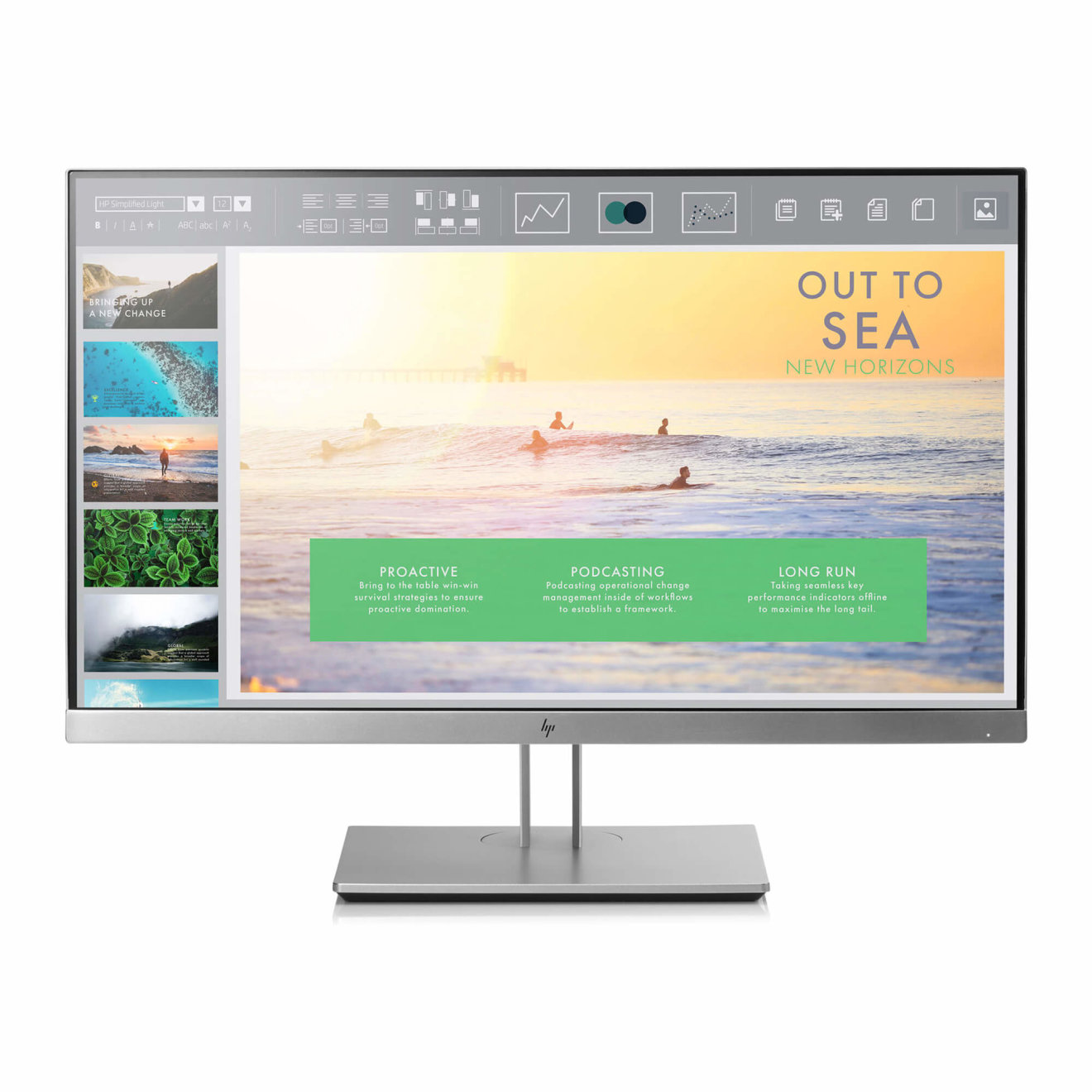 HP Elite Display E223 monitor, IPS, 21.5", 16:9, 1920x1080, 60Hz, pivot ...