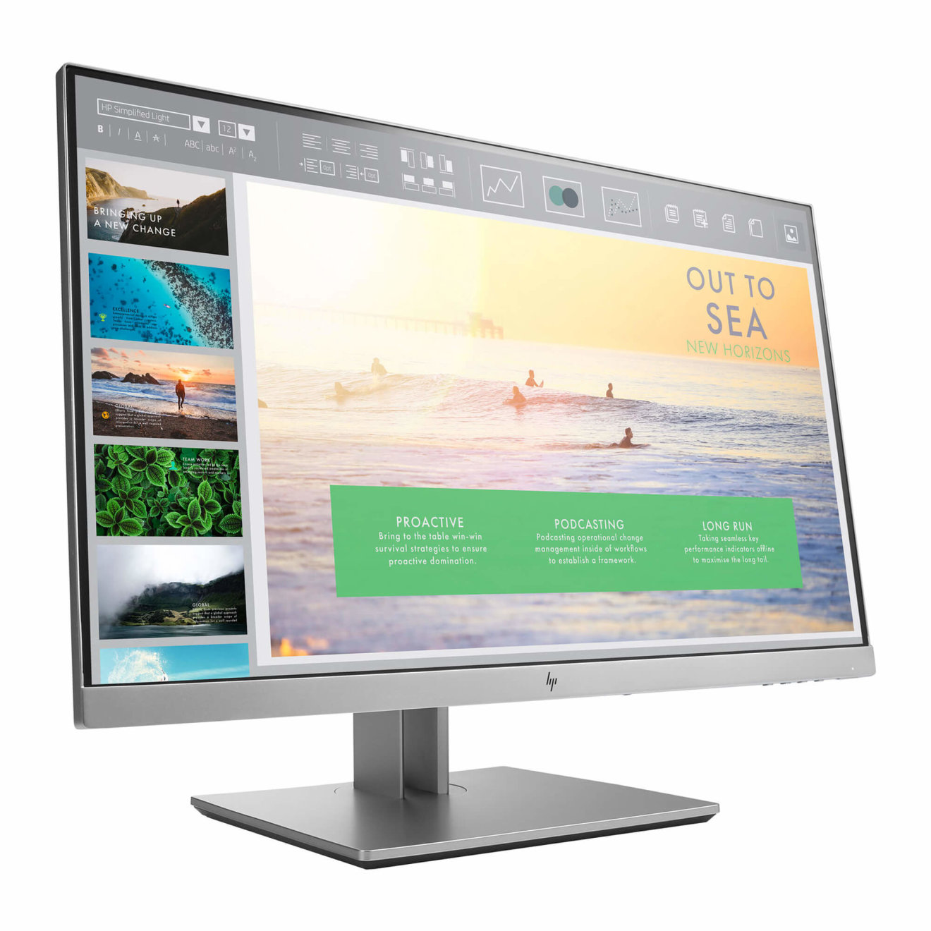 HP Elite Display E223 monitor, IPS, 21.5", 16:9, 1920x1080, 60Hz, pivot ...